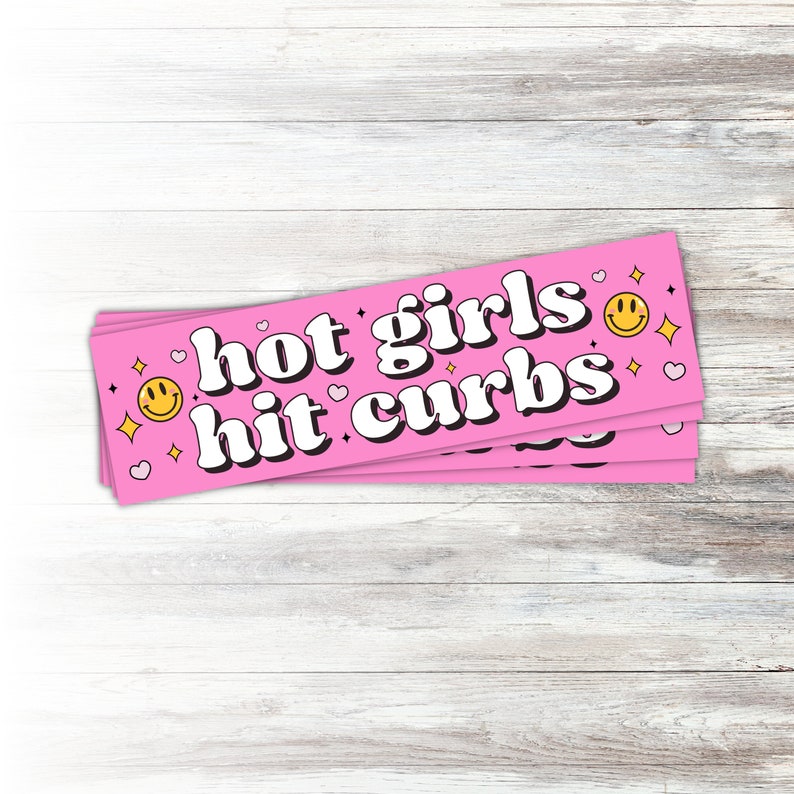 Hot Girls, Girlie Car Sticker, Funny Car Decor, Joke Gift - Etsy Australia