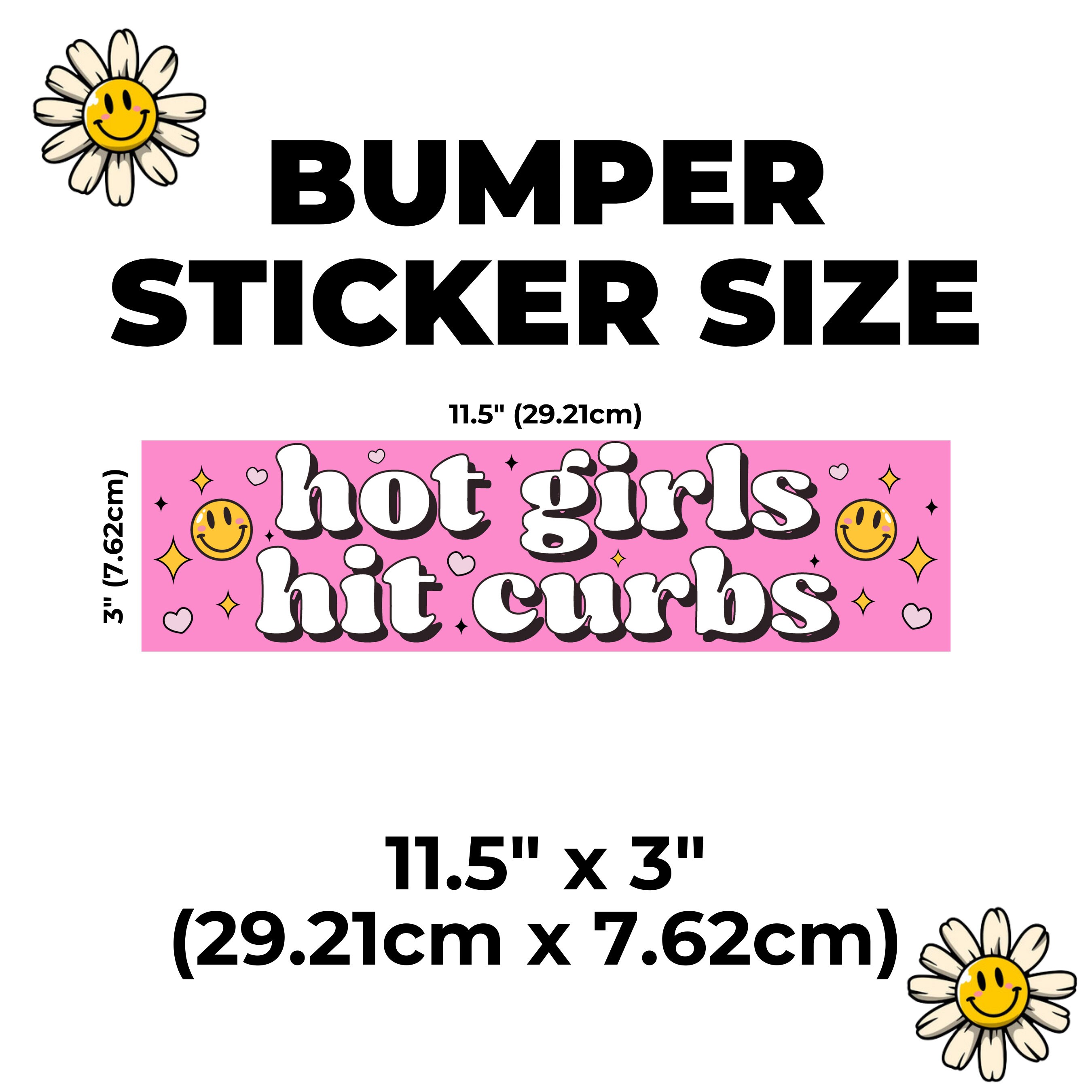 Hot Girls Hit Curbs, Window Decorations, Hitting the Curb - Etsy