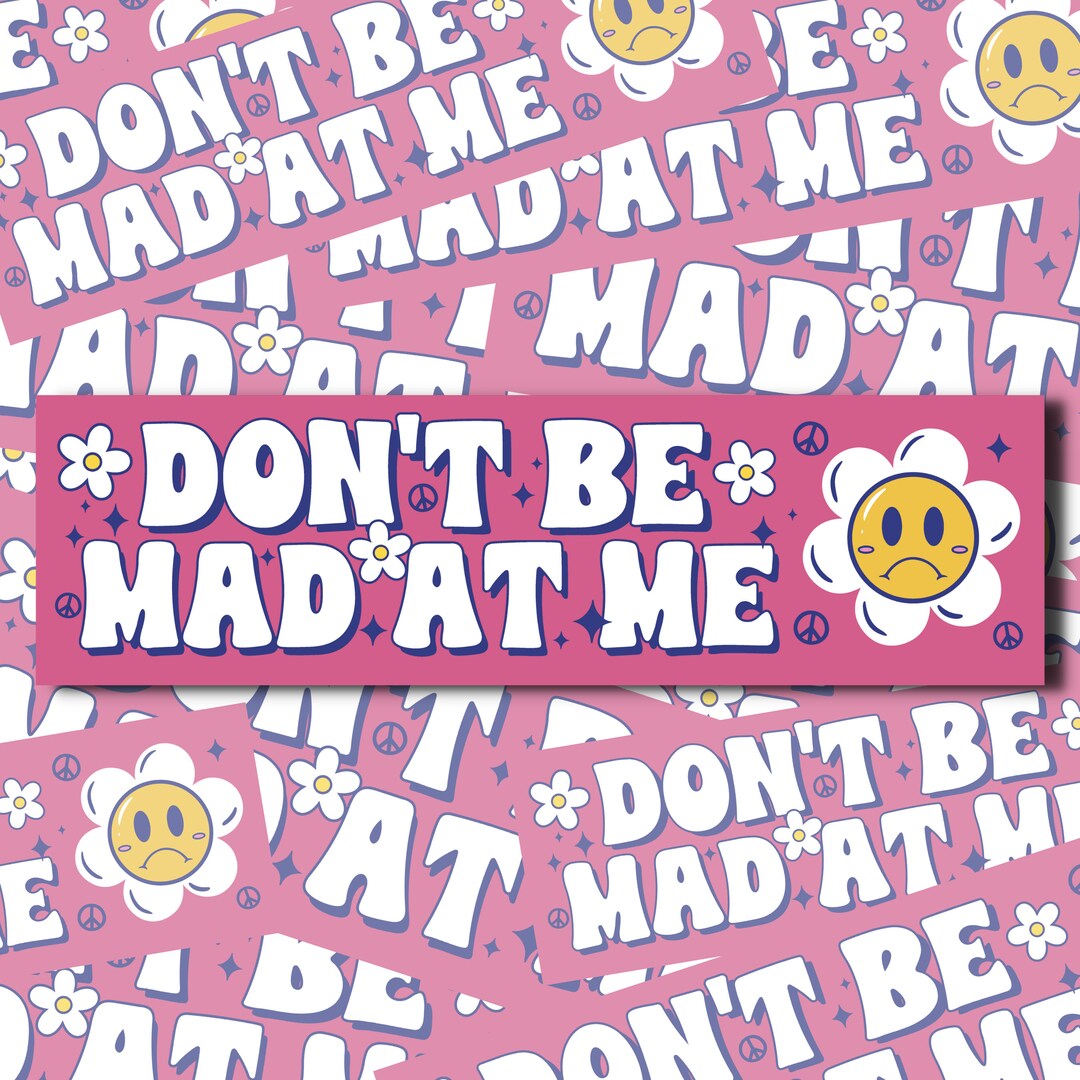 Funny Laptop Decal, Don't Be Mad, Bad Driver Sticker, Computer Sticker ...