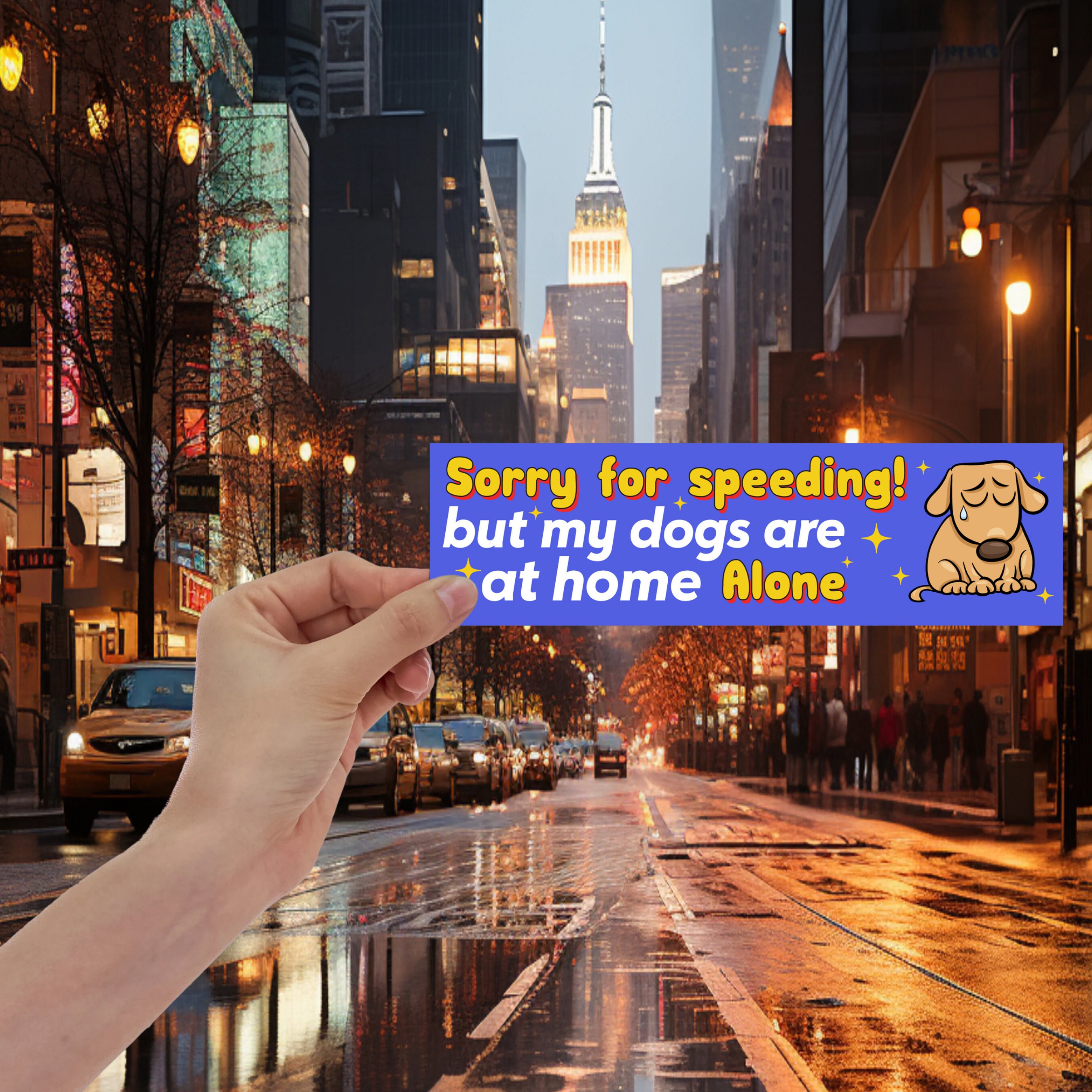 Funny Car Decal, Sad Dog Sticker, Unhinged Stickers, Decor for Vehicle ...