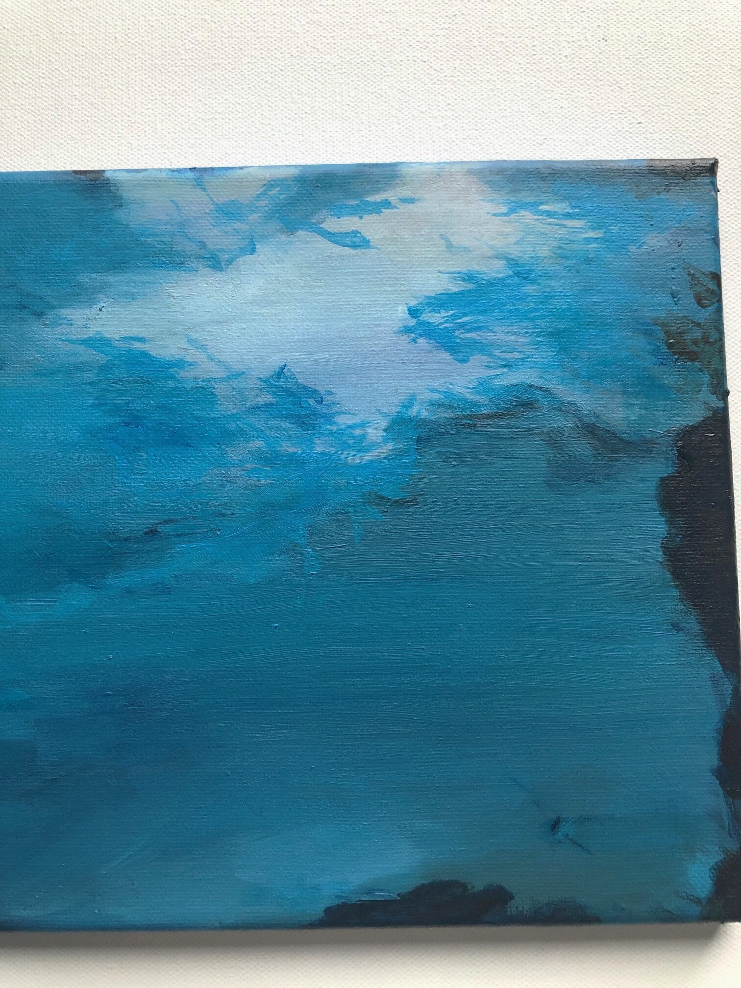 Original Deconstructed Painting --- Burnished Sky 0714 - Etsy