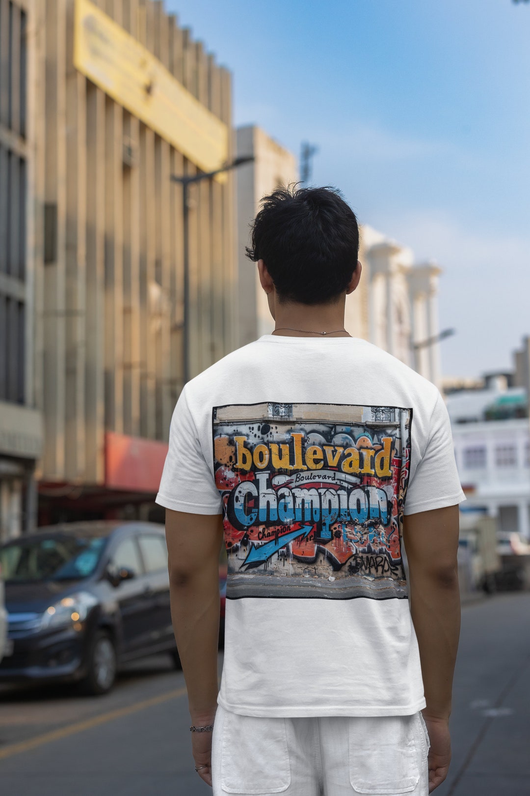 Graffiti T-shirt Street Art Graphic Print Urban Fashion Apparel Street ...