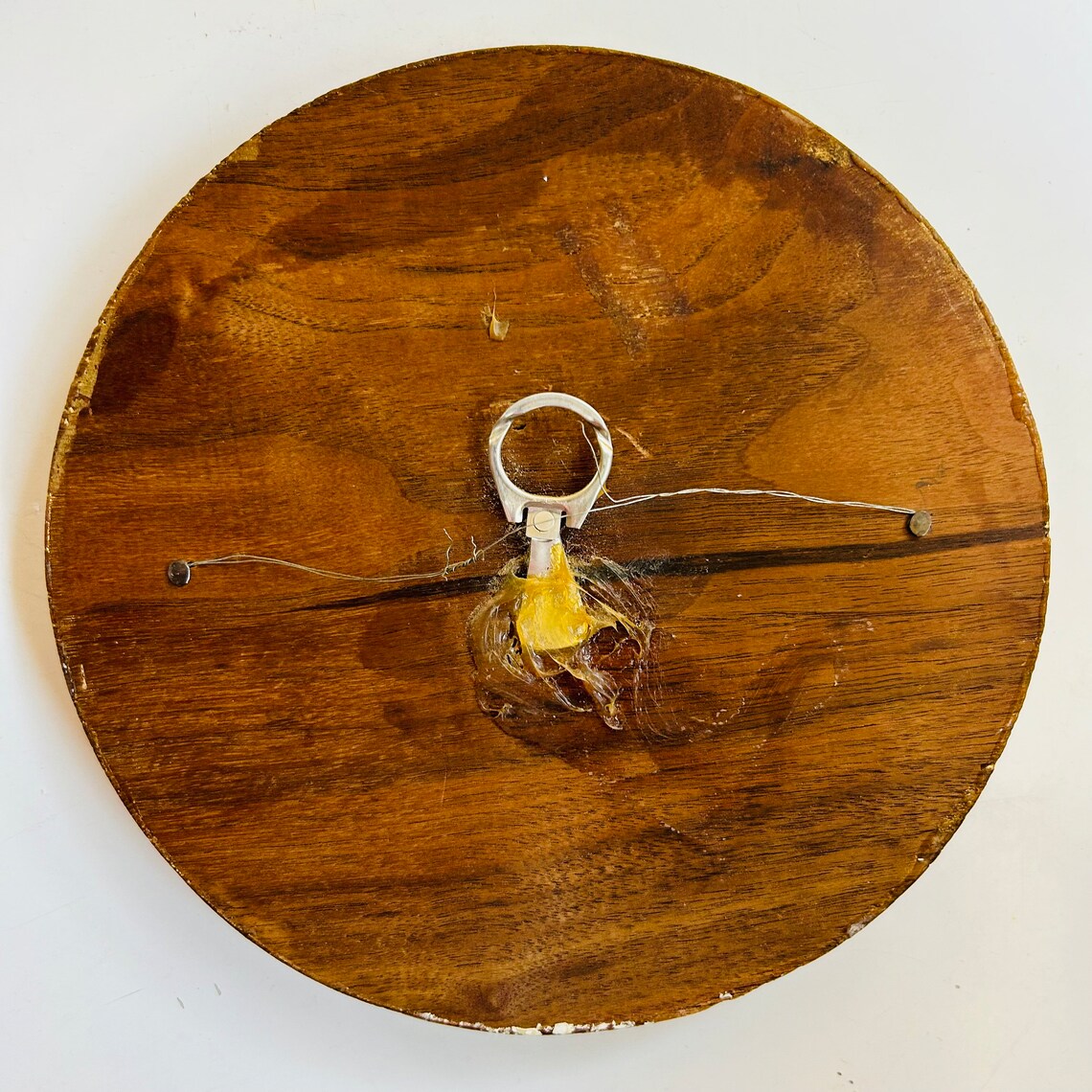 Round Wooden Owl Plaques Wall Decor Handmade Crackle Art 8 - Etsy