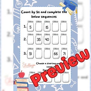 Counting Worksheets for Kids - Bundle of 10+ Fun Maths Worksheets for ...