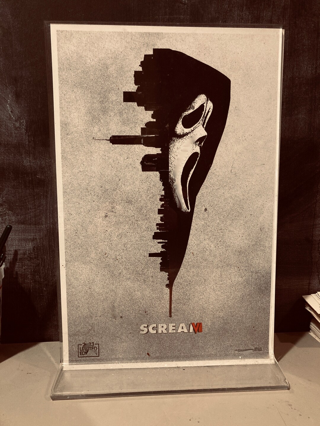 Scream 6 Custom Theater Poster Limited Edition Rare Only Here Wes ...