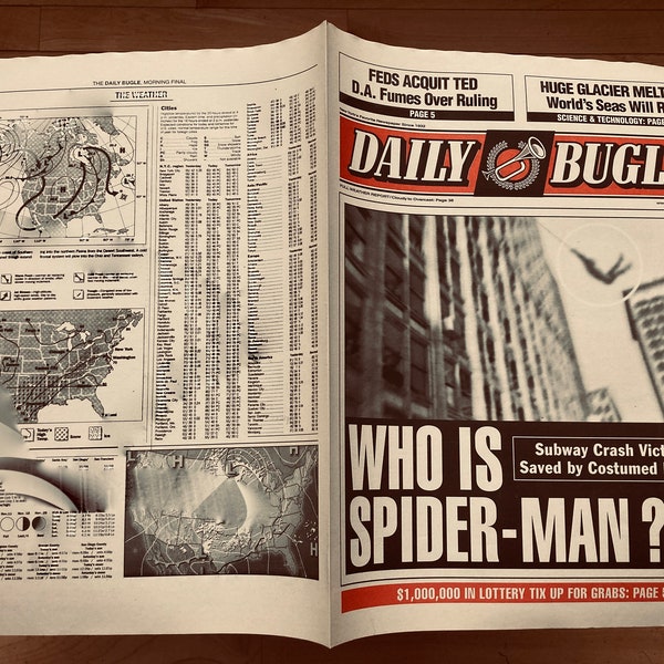 Daily Bugle Poster - Etsy