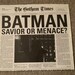 Batman Begins Gotham Times Newspaper Full Sized Opens up Screen ...