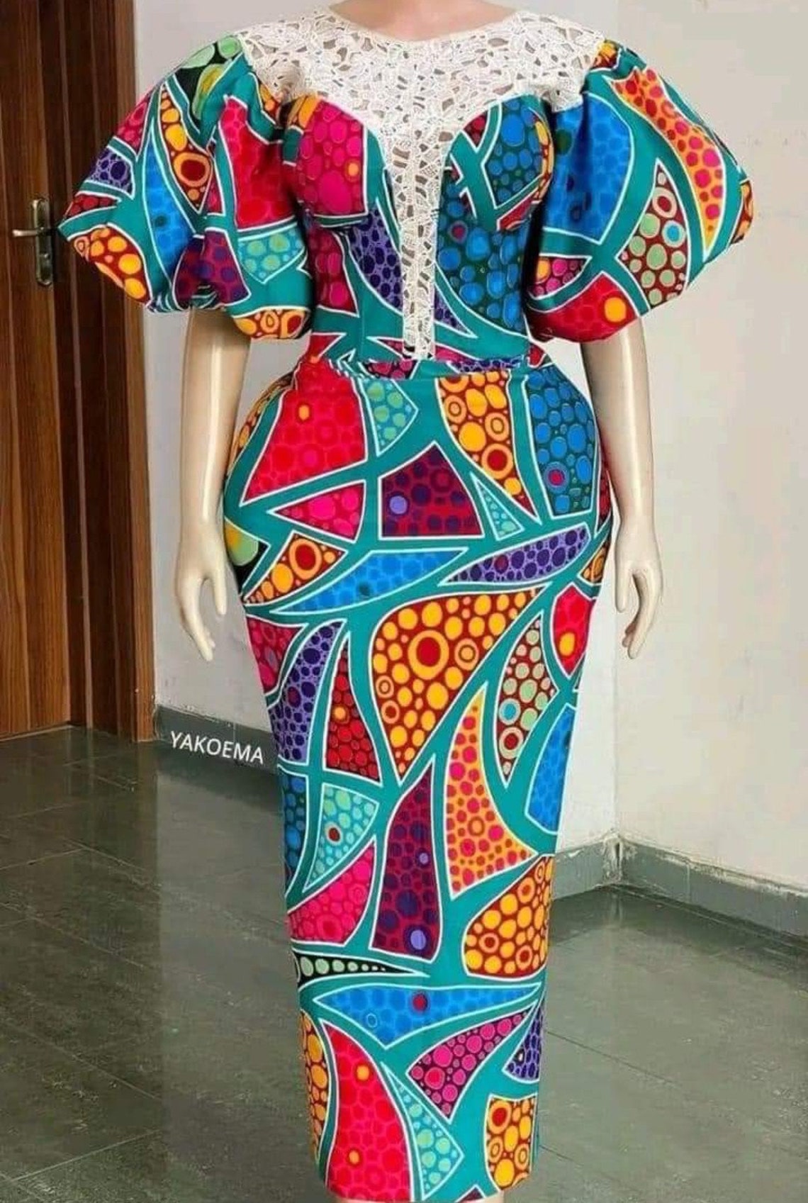 African Styles, Ankara Straight Gown, African Clothing, Ankara Gown ...