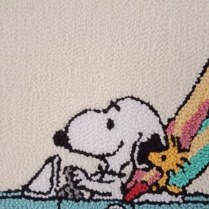 Snoopy Keyboard Rug, Custom Keyboard Rug, Snoopy Wall Hanging, Peanuts ...