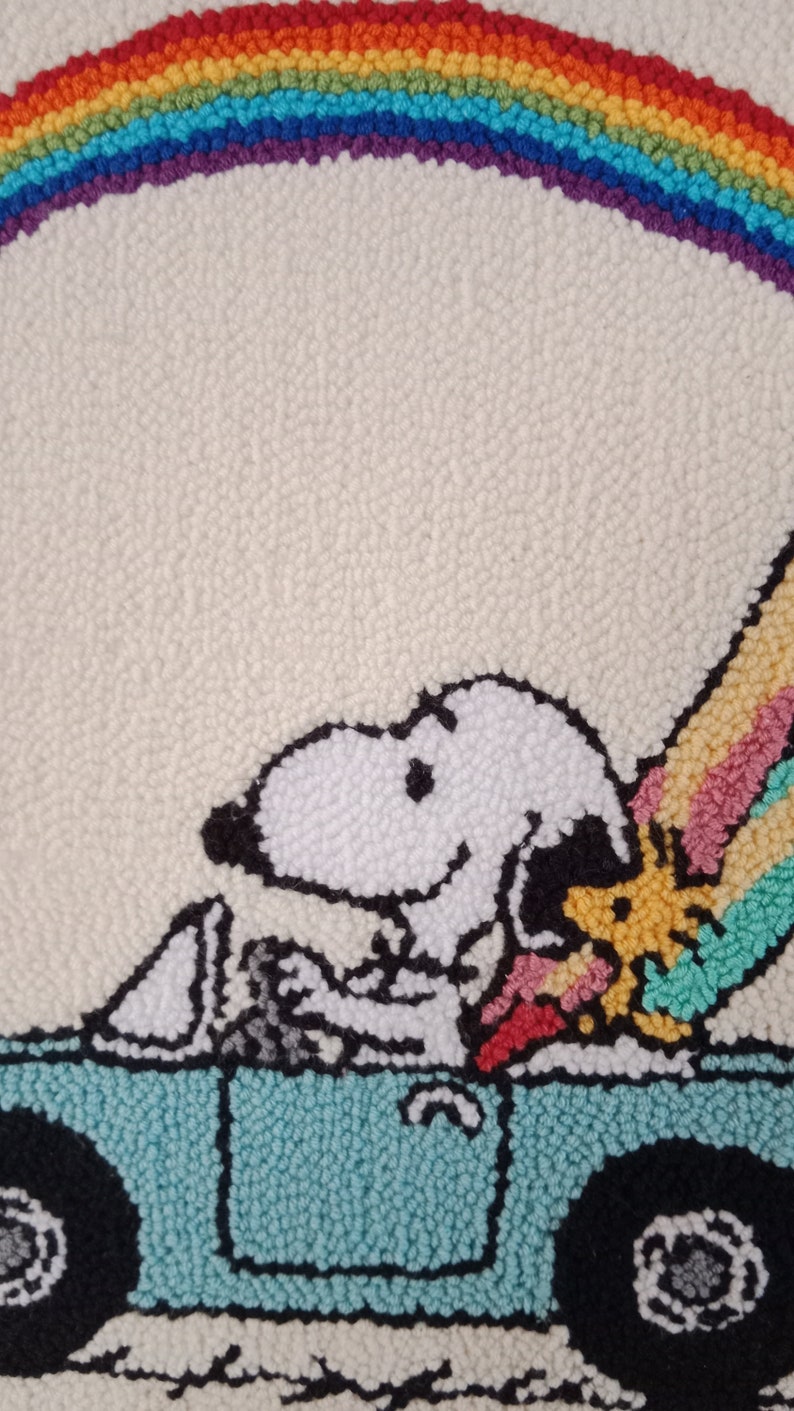 Snoopy Keyboard Rug, Custom Keyboard Rug, Snoopy Wall Hanging, Peanuts ...