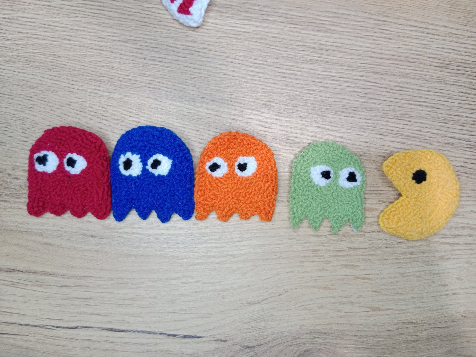 Pac Man Punch Needle Pin, Pac Man Bag Accessories,christmas Gifts - Etsy