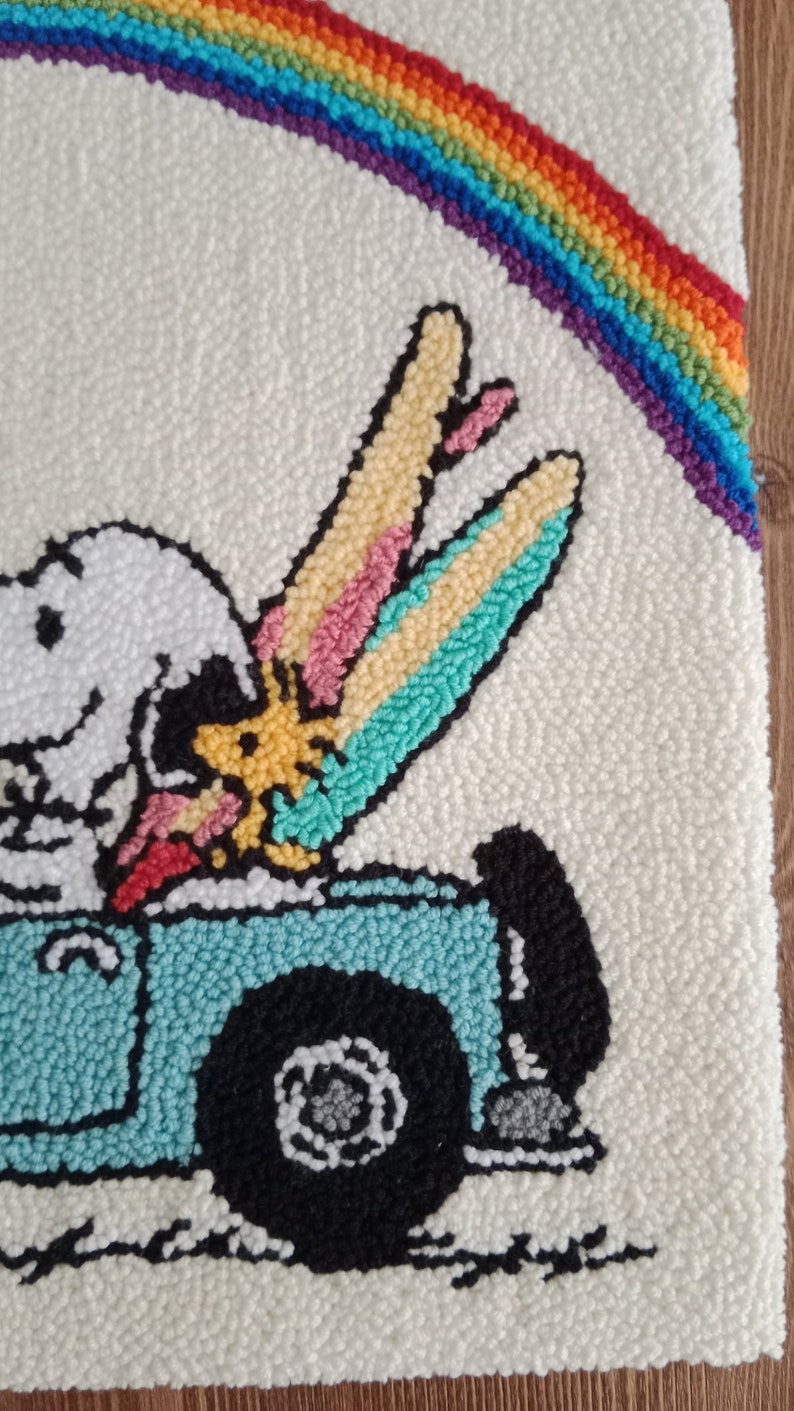 Snoopy Keyboard Rug, Custom Keyboard Rug, Snoopy Wall Hanging, Peanuts ...