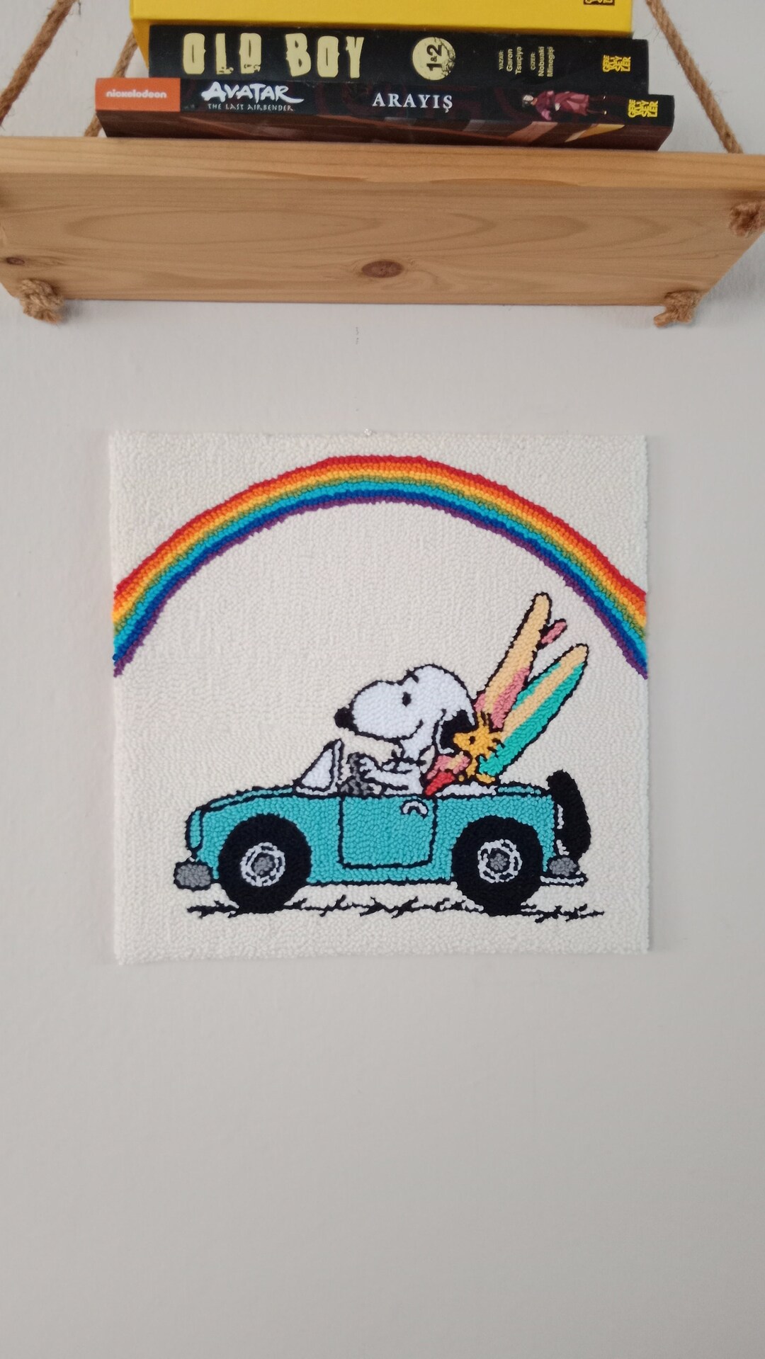 Snoopy Keyboard Rug, Custom Keyboard Rug, Snoopy Wall Hanging, Peanuts ...