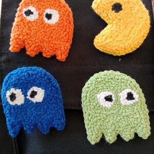Pac Man Punch Needle Pin, Pac Man Bag Accessories,christmas Gifts - Etsy