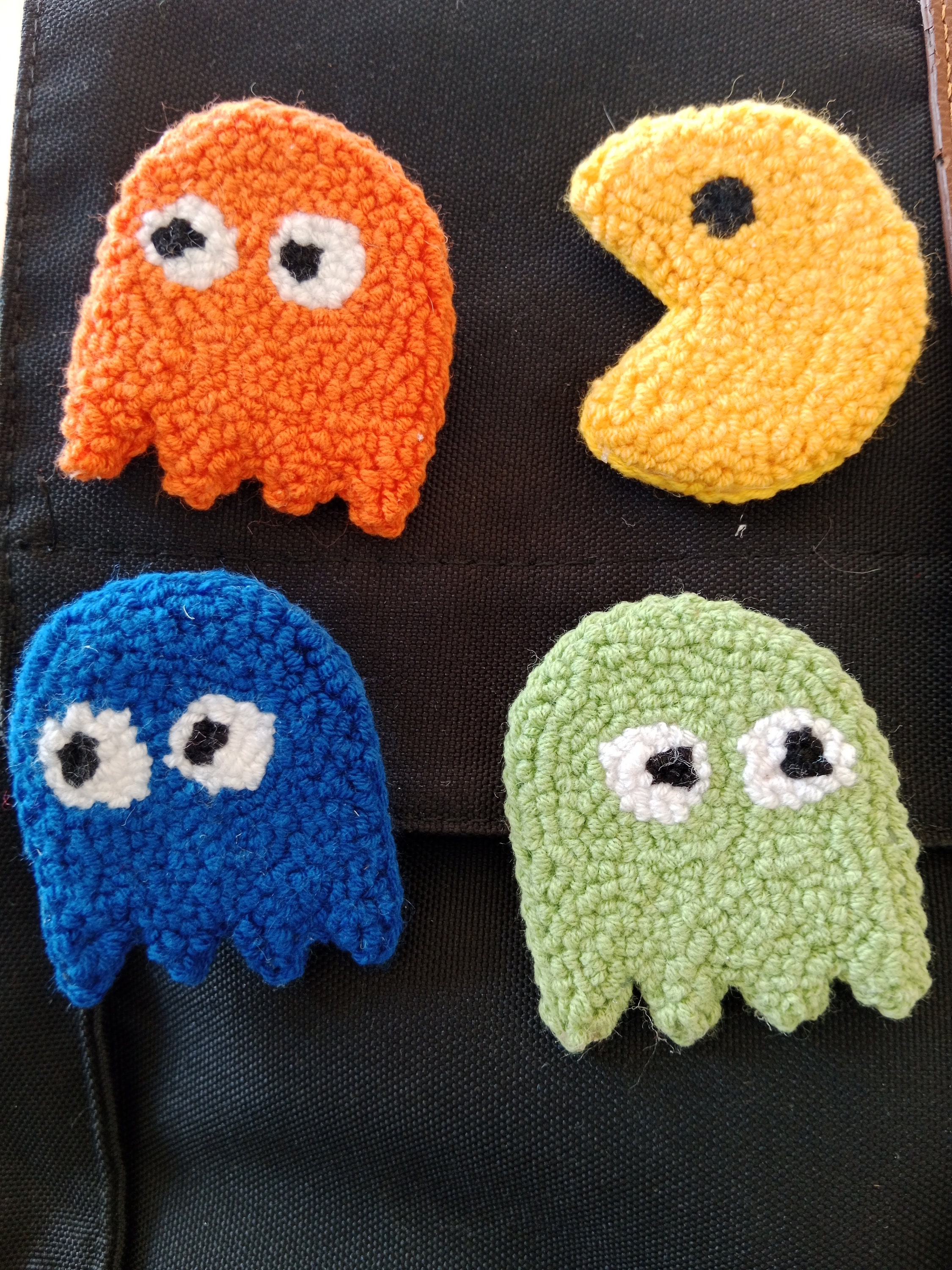 Pac Man Punch Needle Pin, Pac Man Bag Accessories,christmas Gifts - Etsy