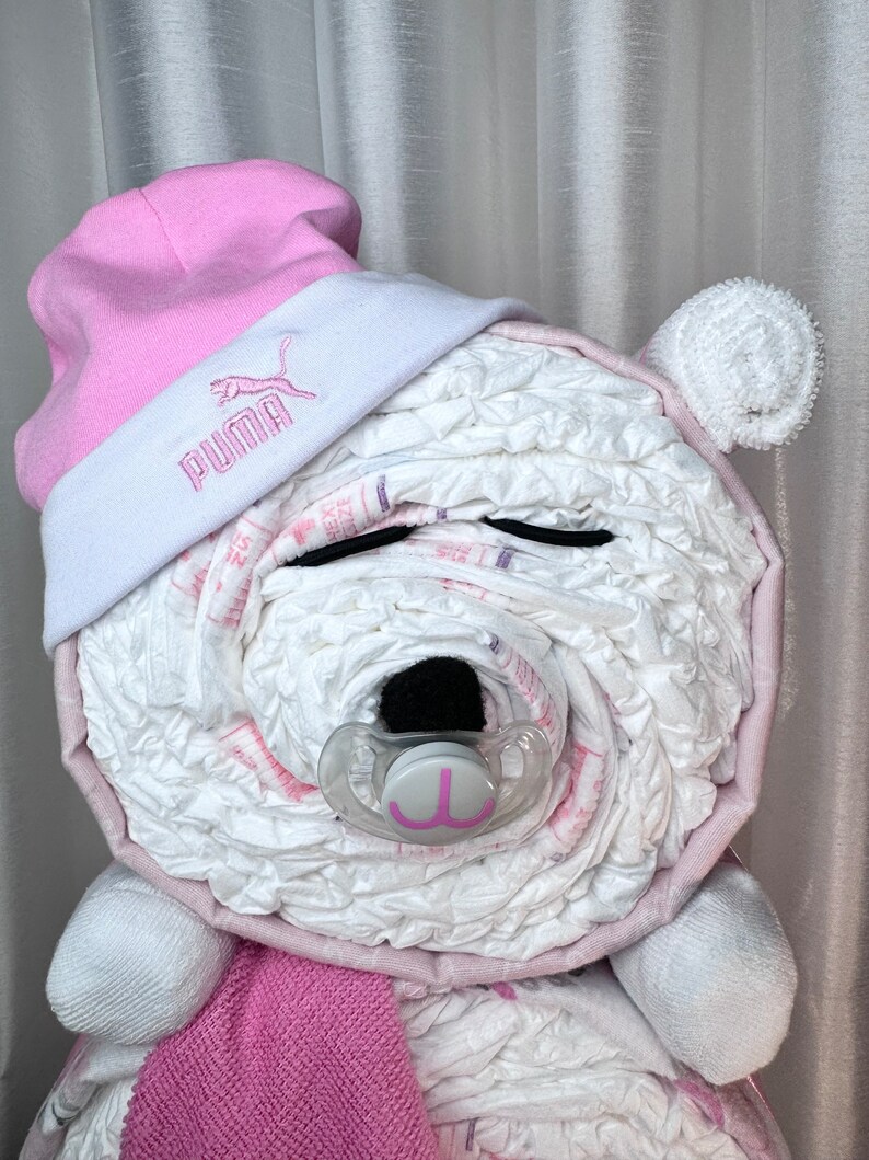 Bear Shape Diaper Cake-puma - Etsy