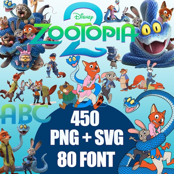 Zootopia2 Cake Topper - Etsy UK