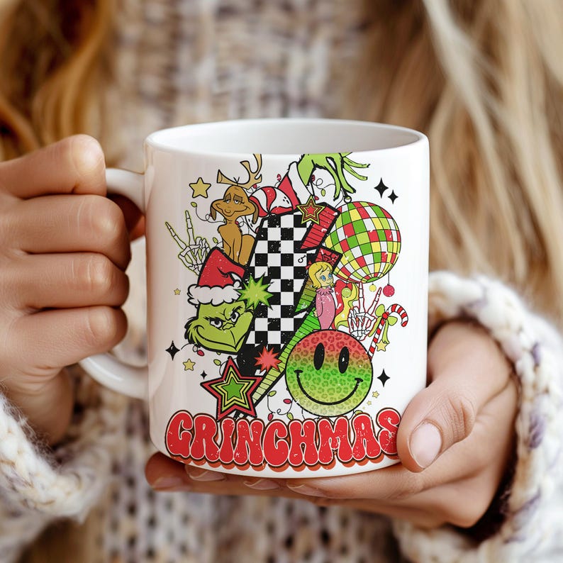 Grinch Christmas PNG Bundle, Merry Grinchmas PNG, Funny Grinch Designs ...