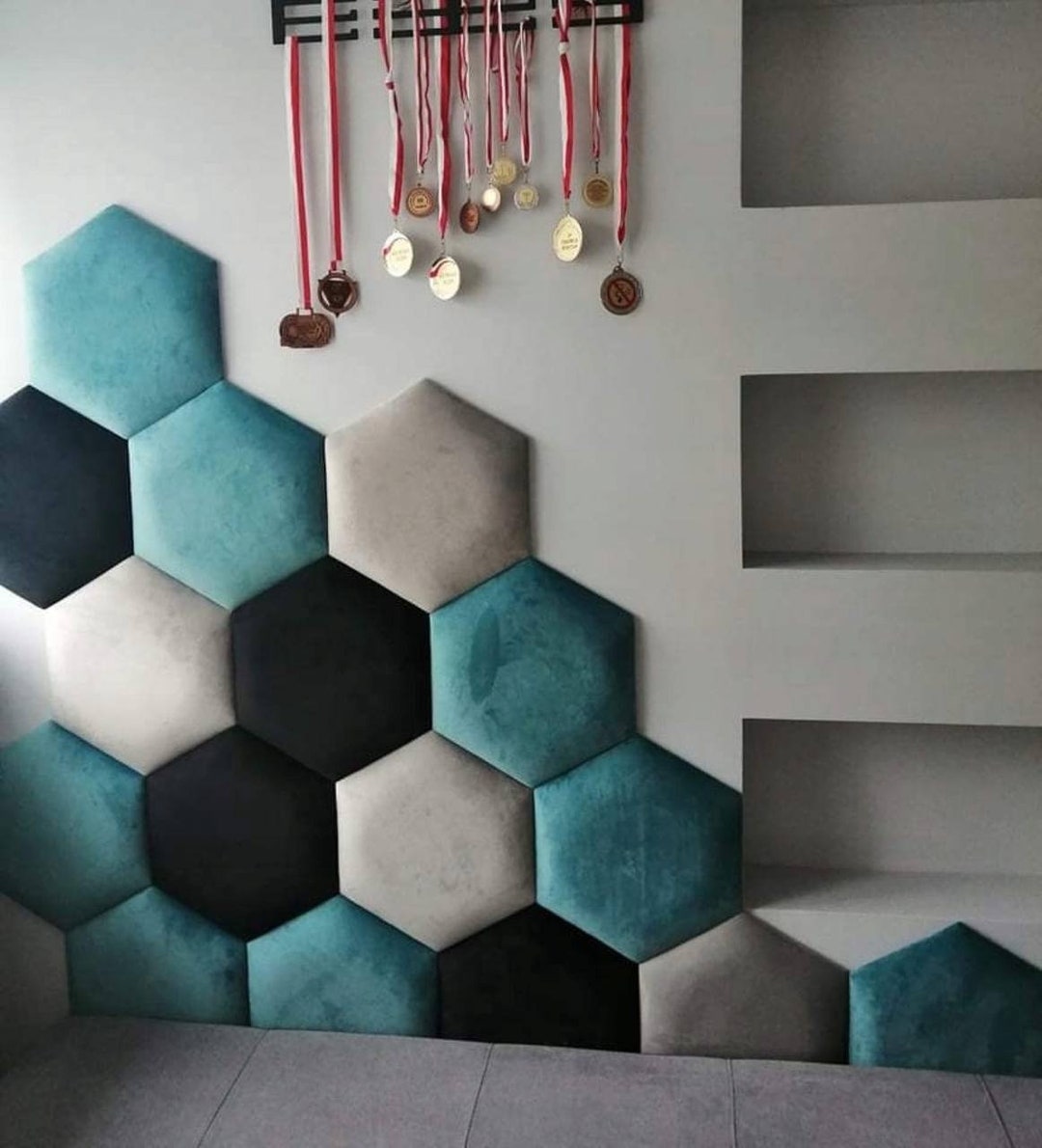 Upholstered Soft Bumper Wall Panels Soft Wall Padding and Padded Boards ...