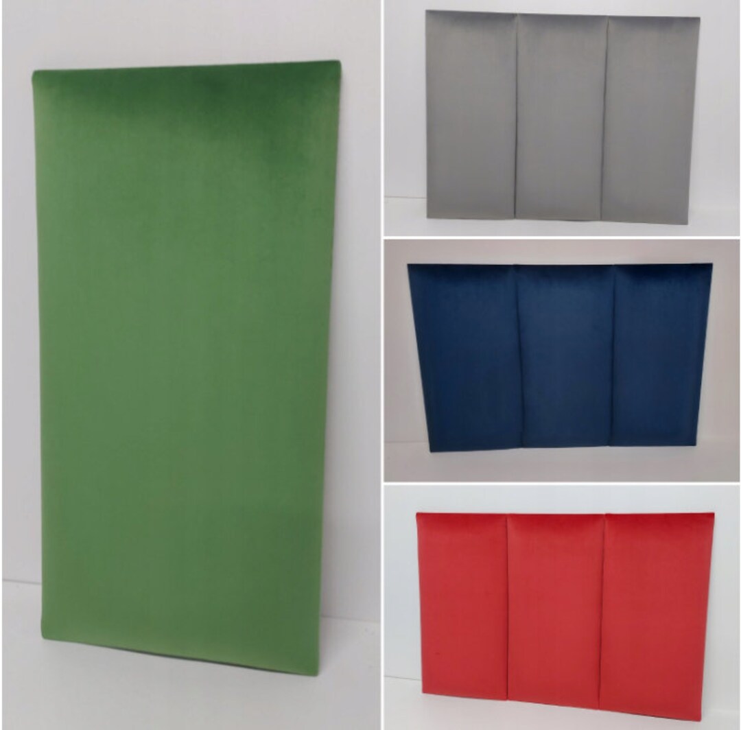ANY SIZE Upholstered Soft Wall Panels and Padded Boards, Upholstered ...