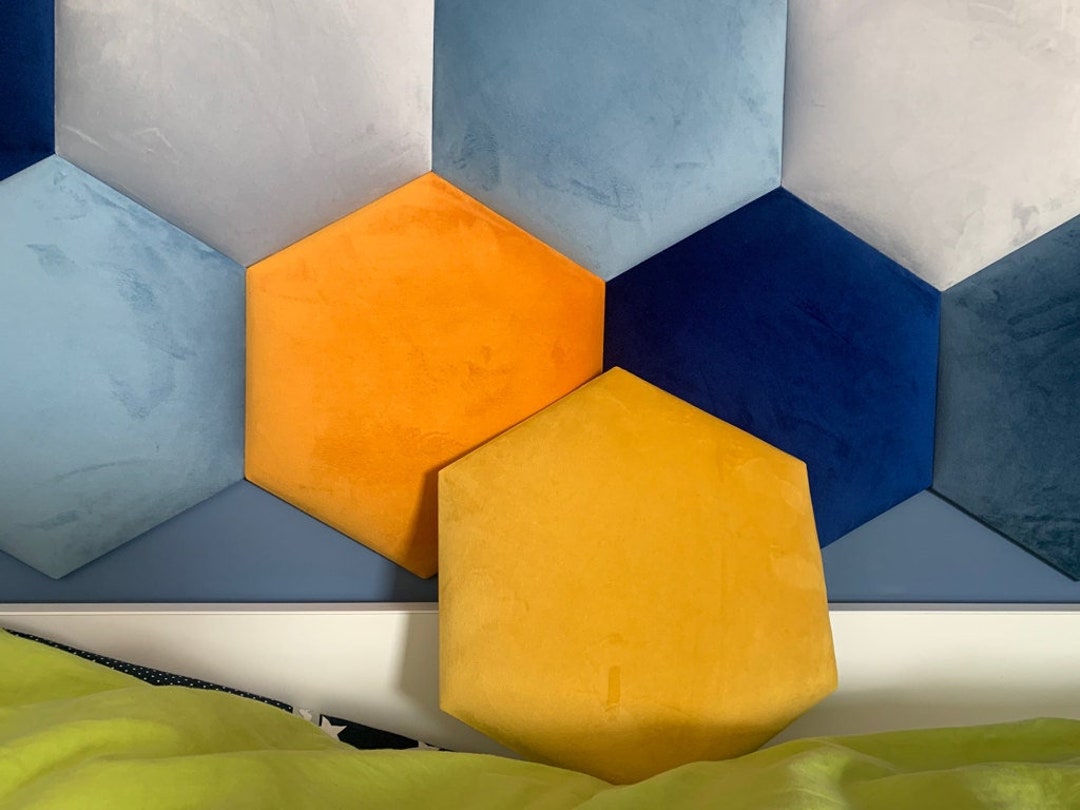 ANY COLOUR Upholstered Soft Bumper Wall Panels soft Wall Padding Padded ...