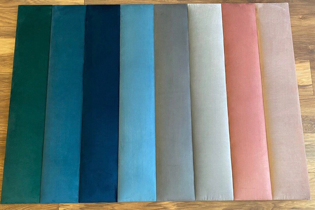 ANY SIZE Upholstered Soft Wall Panels and Padded Boards, Upholstered ...