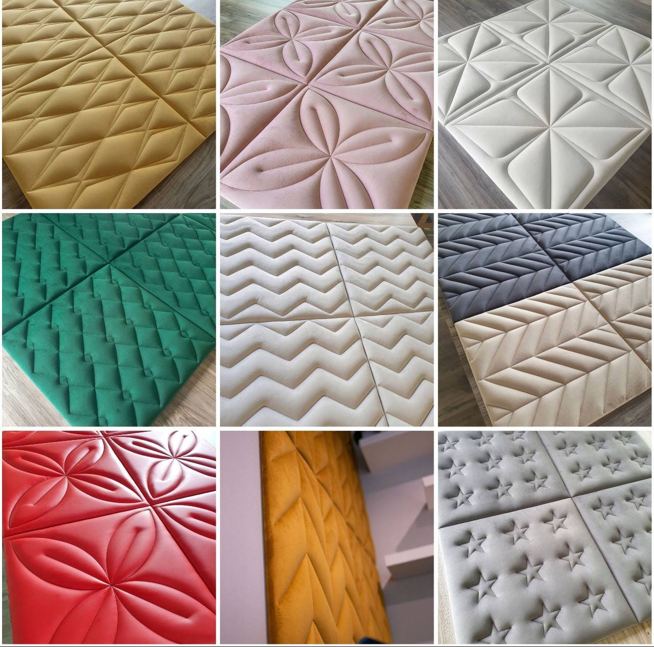 Upholstered Soft Wall Panels and Padded Boards, Upholstered Head Panel ...