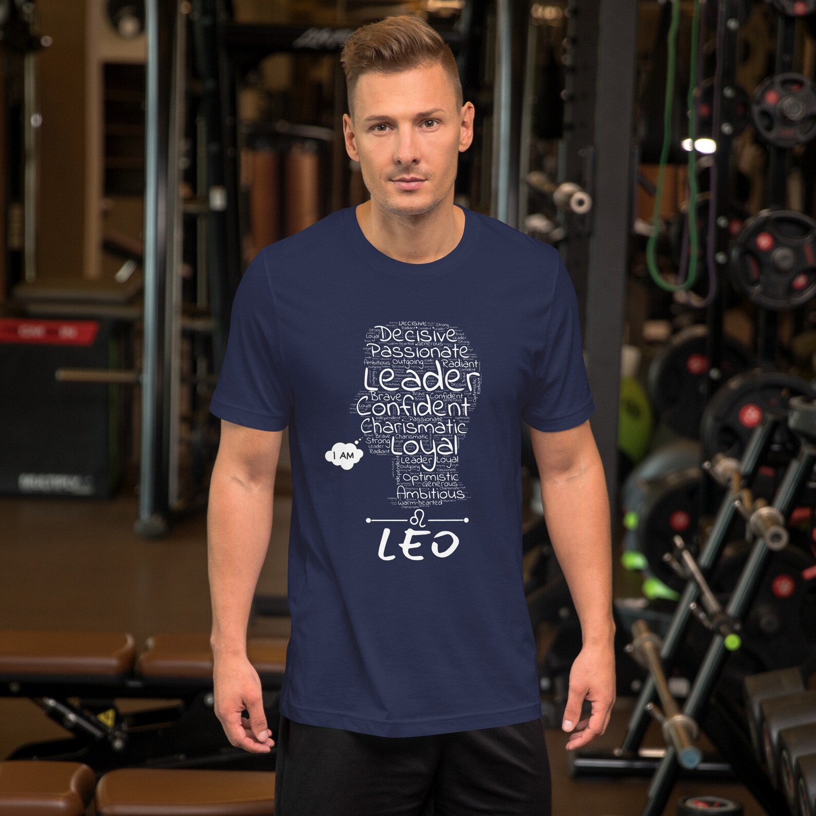 Leo Word Cloud T-shirt Radiant and Charismatic Zodiac Tee Leo Word Art ...