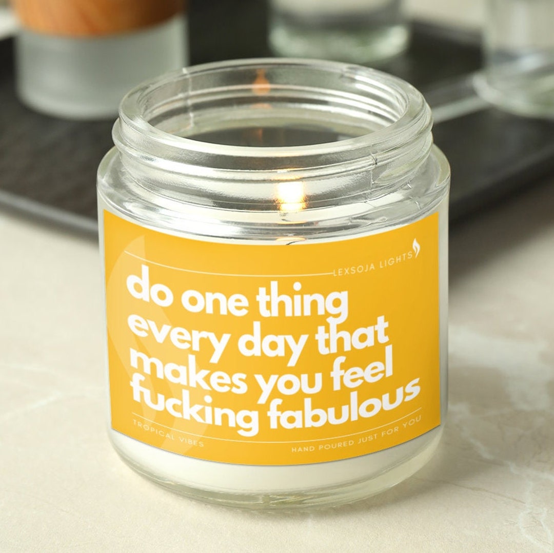 Do One Thing , Funny Candle, Adult Humor, Witty, Gift for Her, Birthday ...