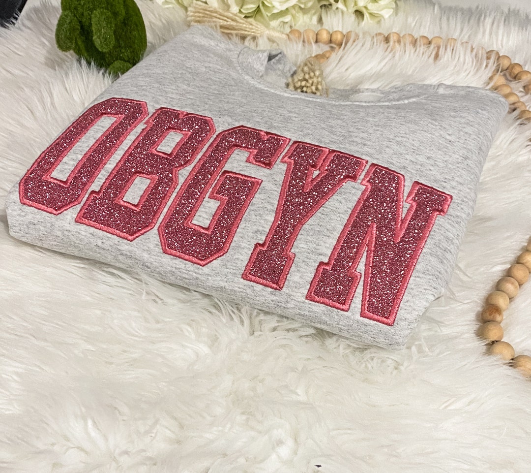 OBGYN Embroidered Unisex Cotton and Polyester Blend Nurse Themed ...