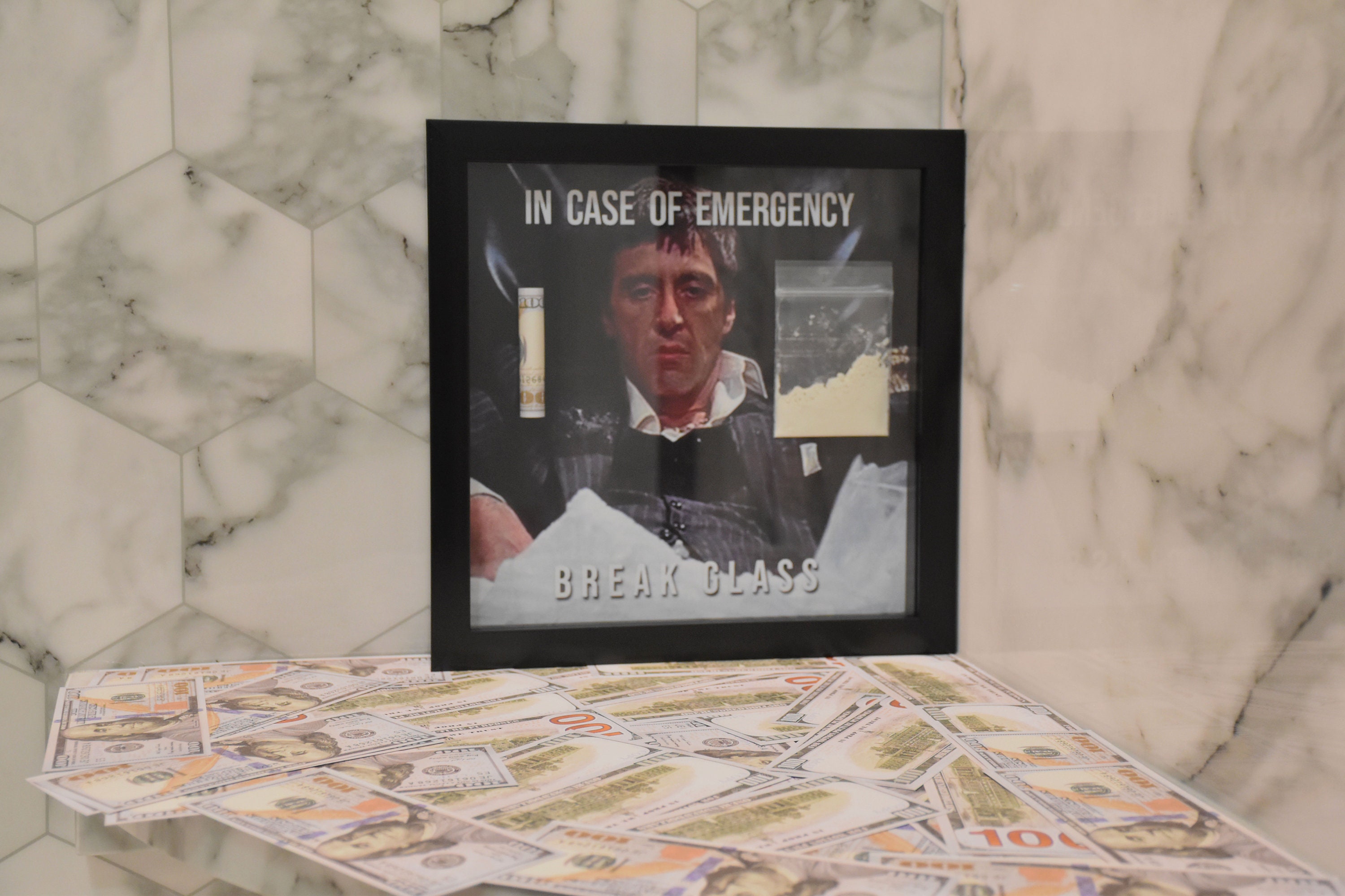 Scarface 3D Pop Art Shadow Box Wall Art Tony Montana Inspirational ...