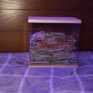 LED Cash Filled Case Display - Unique 3D Money Art, Luxury Money Decor ...