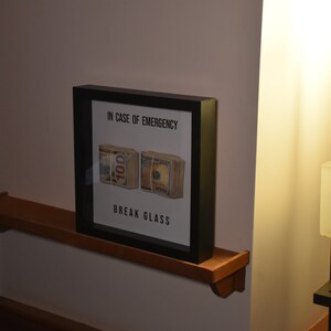 Folded Money Shadow Box Wall Art Ultra Realistic 3D Money Canvas ...