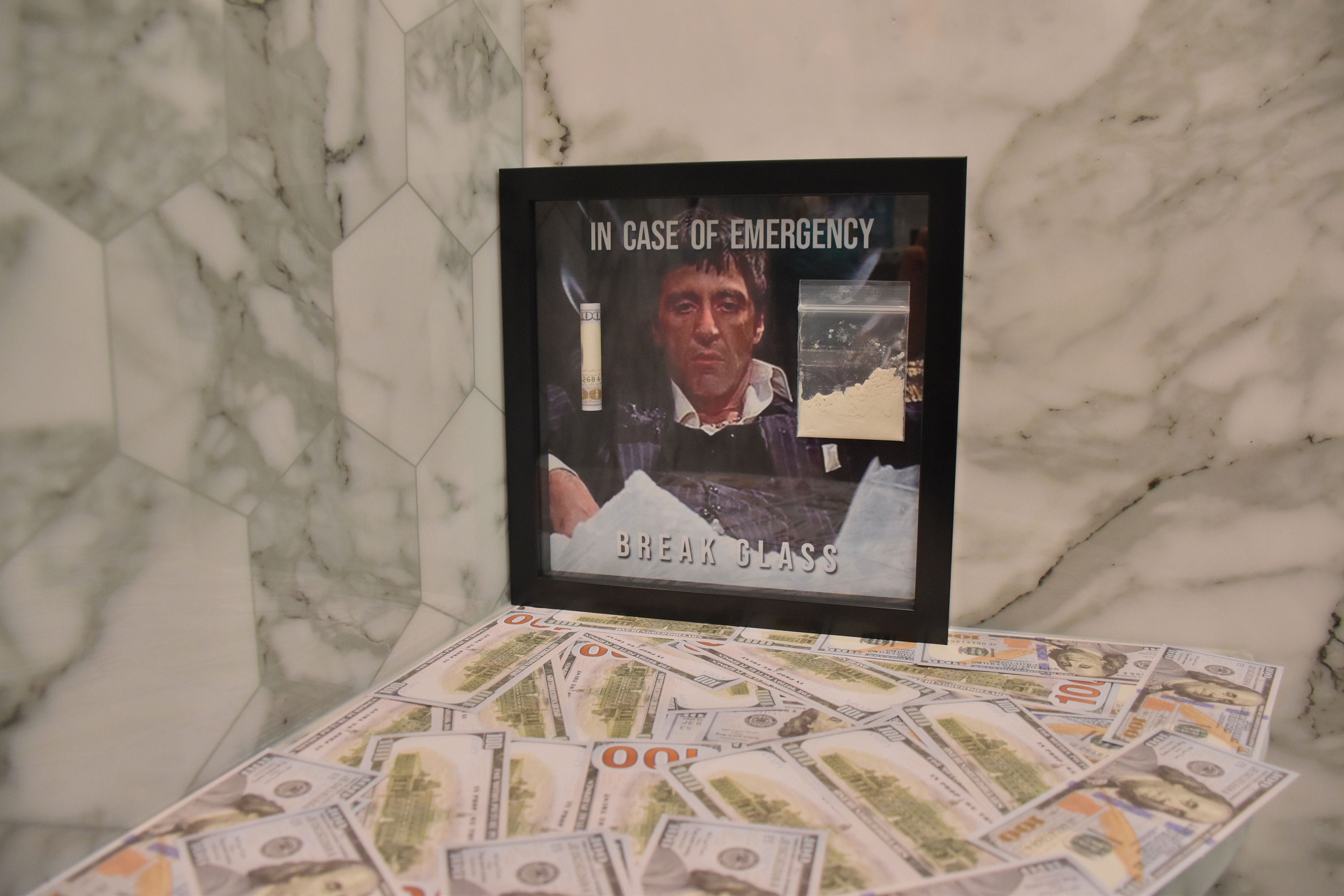 Scarface 3D Pop Art Shadow Box Wall Art Tony Montana Inspirational ...