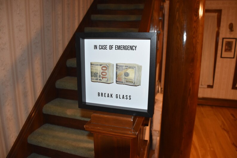 Folded Money Shadow Box Wall Art Ultra Realistic 3D Money Canvas ...