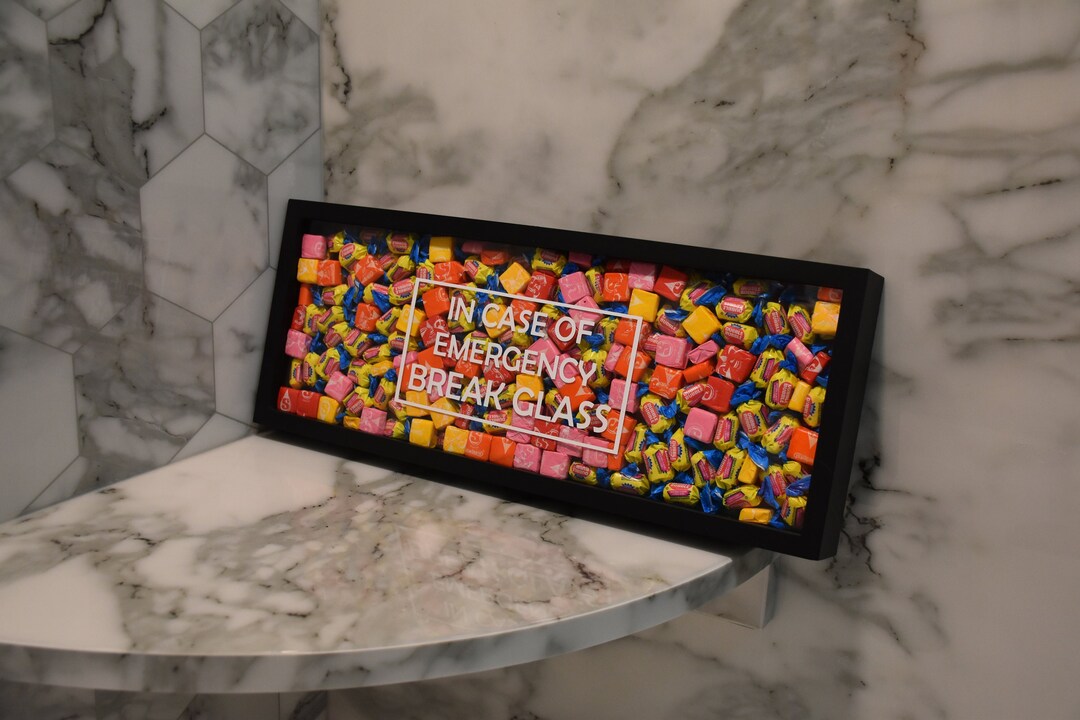 Candy Stuffed Shadow Box - 3D Art, Candy Art, Pop Art, in Case of ...