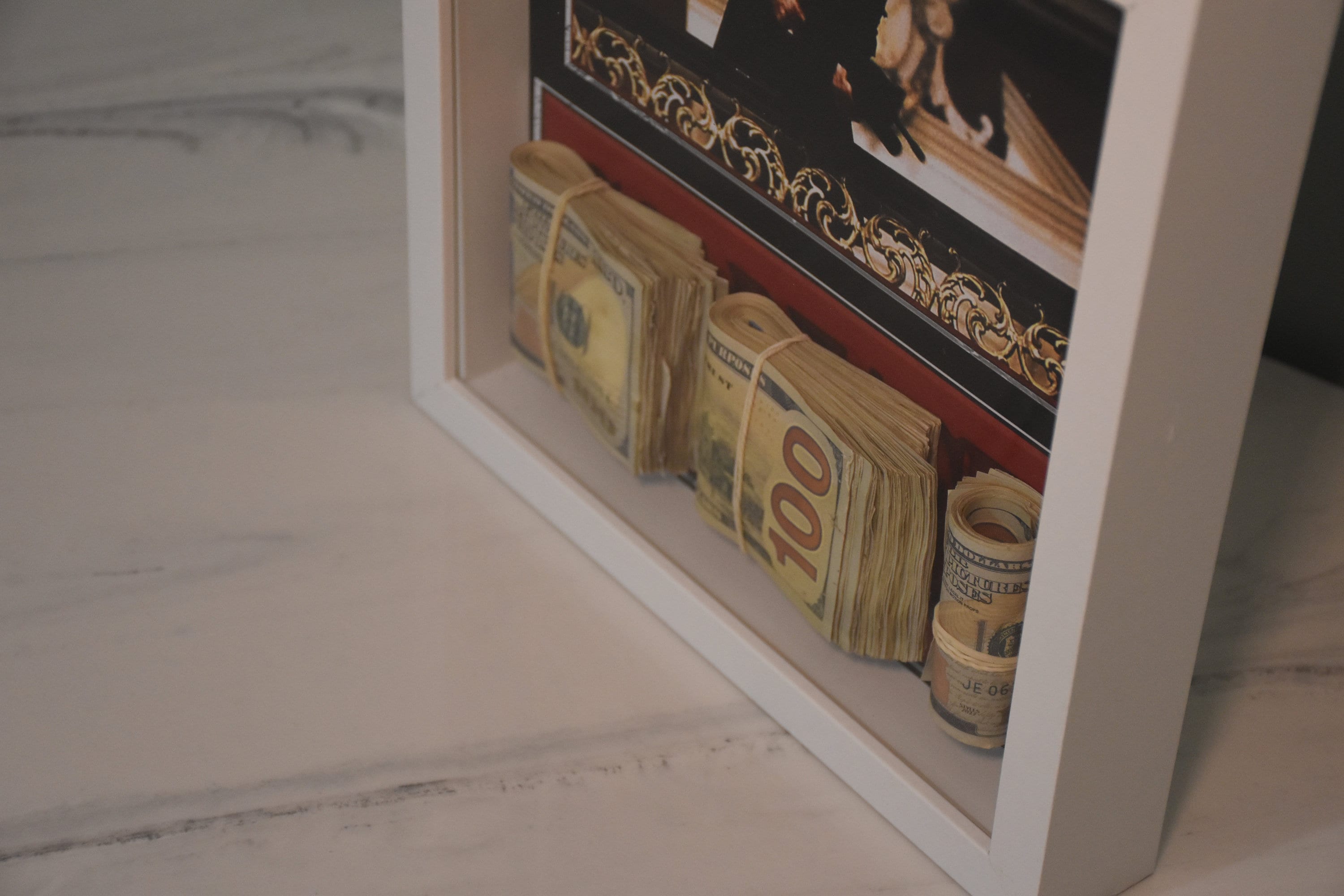 Scarface Cash Shadow Box Custom Al Pacino Wall Art, Tony Montana ...