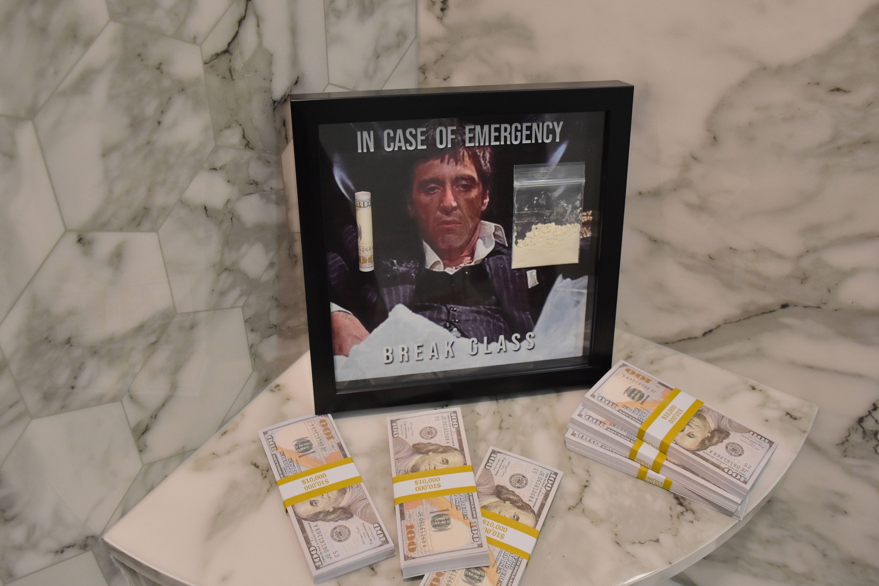 Scarface 3D Pop Art Shadow Box Wall Art Tony Montana Inspirational ...