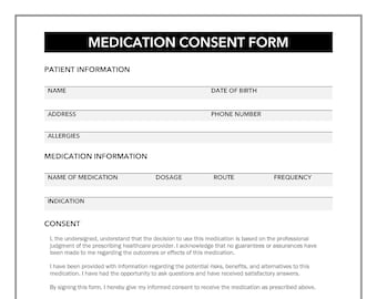 Telehealth Consent Form - Etsy