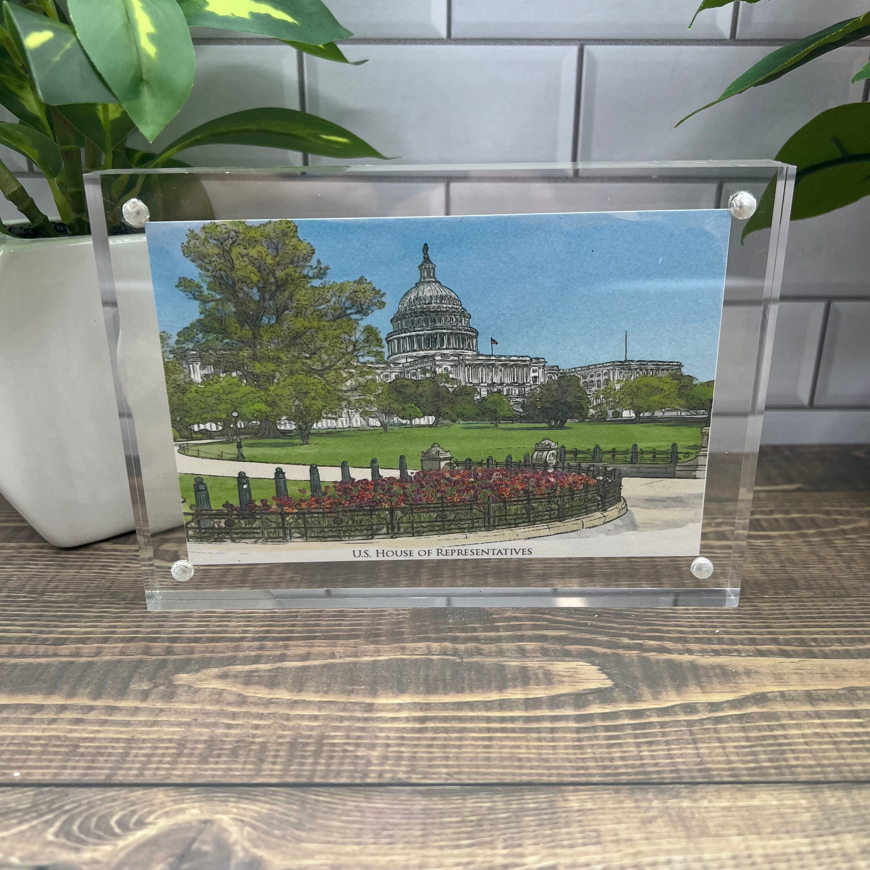 USA Capitol Building Art Print, Illustration, Wall Art Print, United ...
