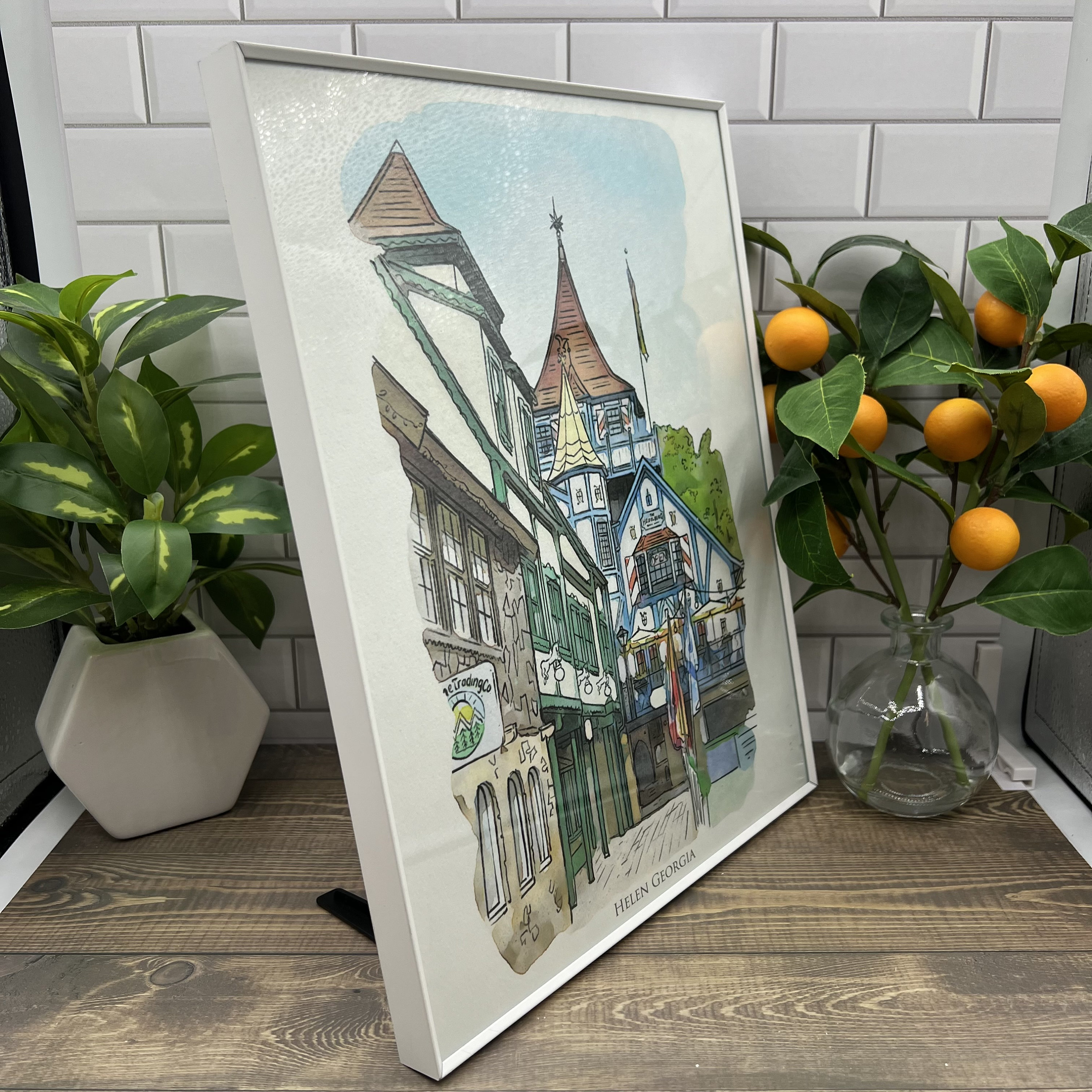 Helen Georgia Watercolor Painting Giclée Fine Art Print (framed or Un ...