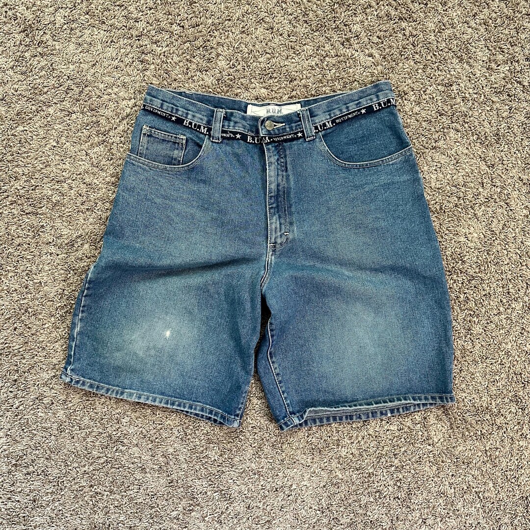 Vintage 90s Bum Equipment Wide Fit Basic Jorts 1990s Hip Hop Casual ...