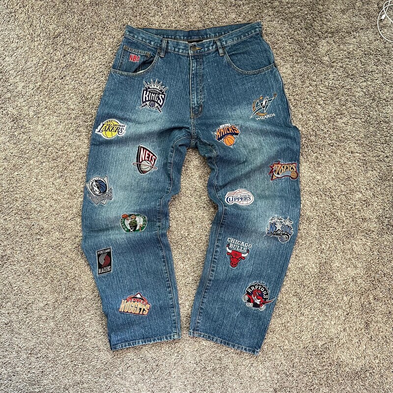 Embroidered Men Jeans - Etsy