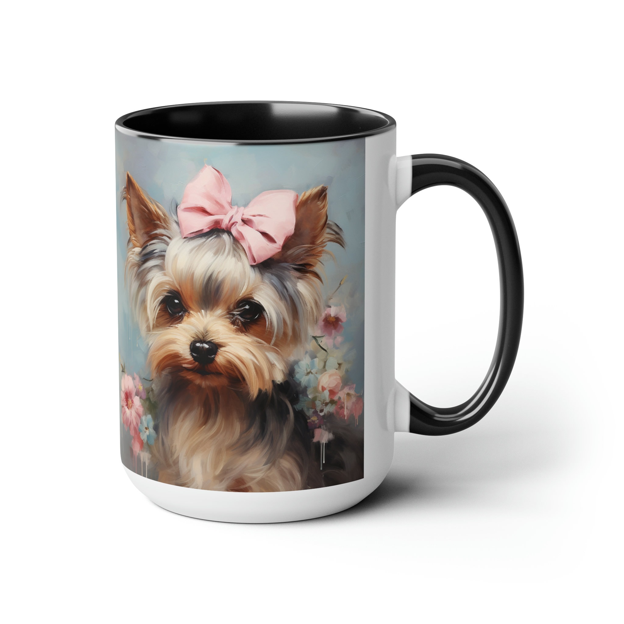 15 Oz Mug A Yorkie is a Teacup Full of Joy Ceramic Yorkie Mug ...
