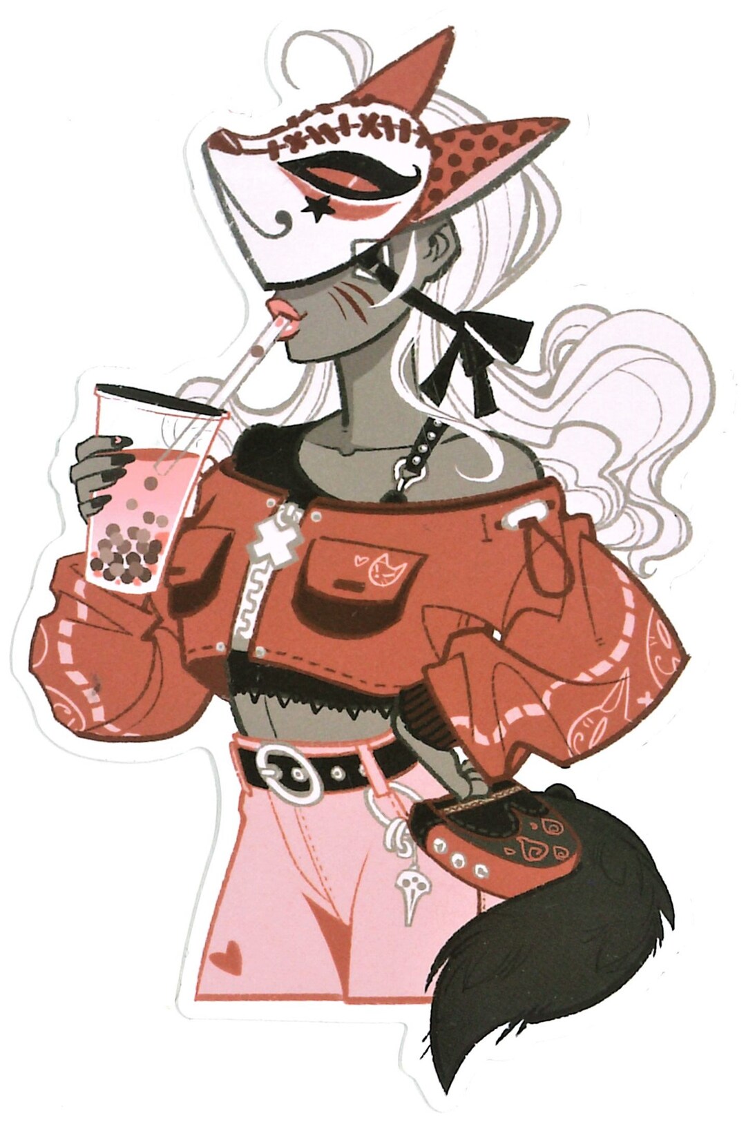 Stylish Streetwear Sticker by Cosmicspectrum - Etsy