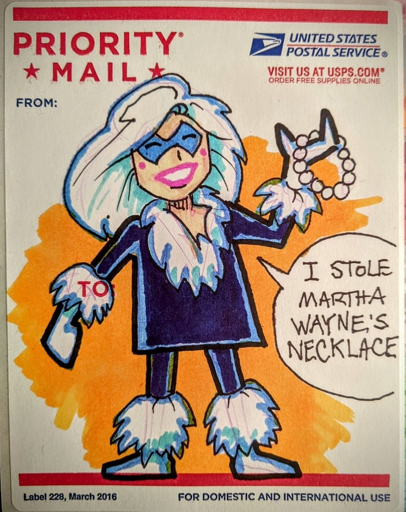 Black Cat Felicia Hardy Slap Label 228 - Etsy