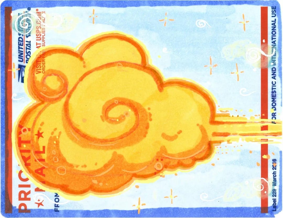 Dragonball Flying Nimbus Slap Label 228 - Etsy