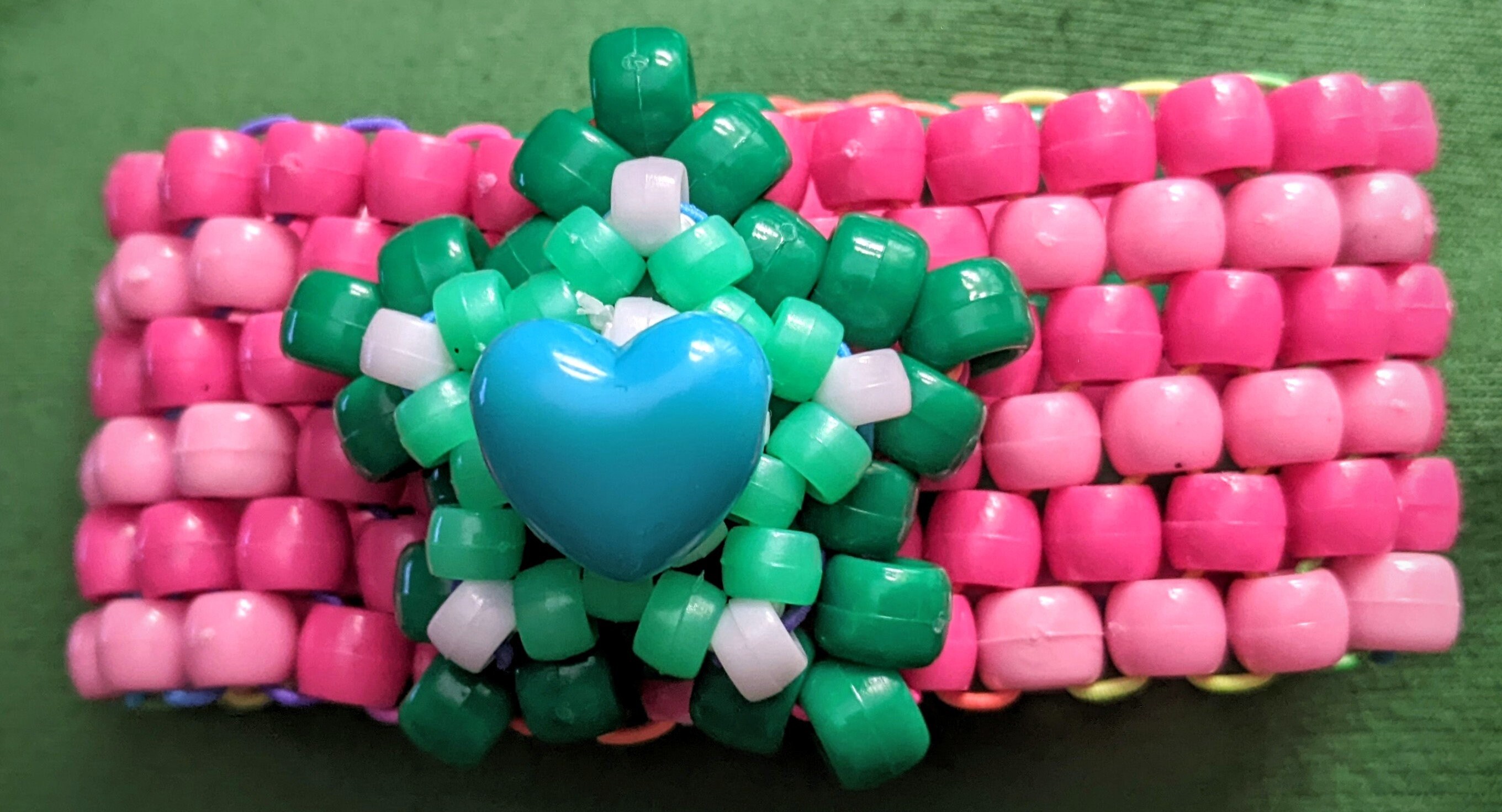 Star Heart Kandi Bracelet - Etsy