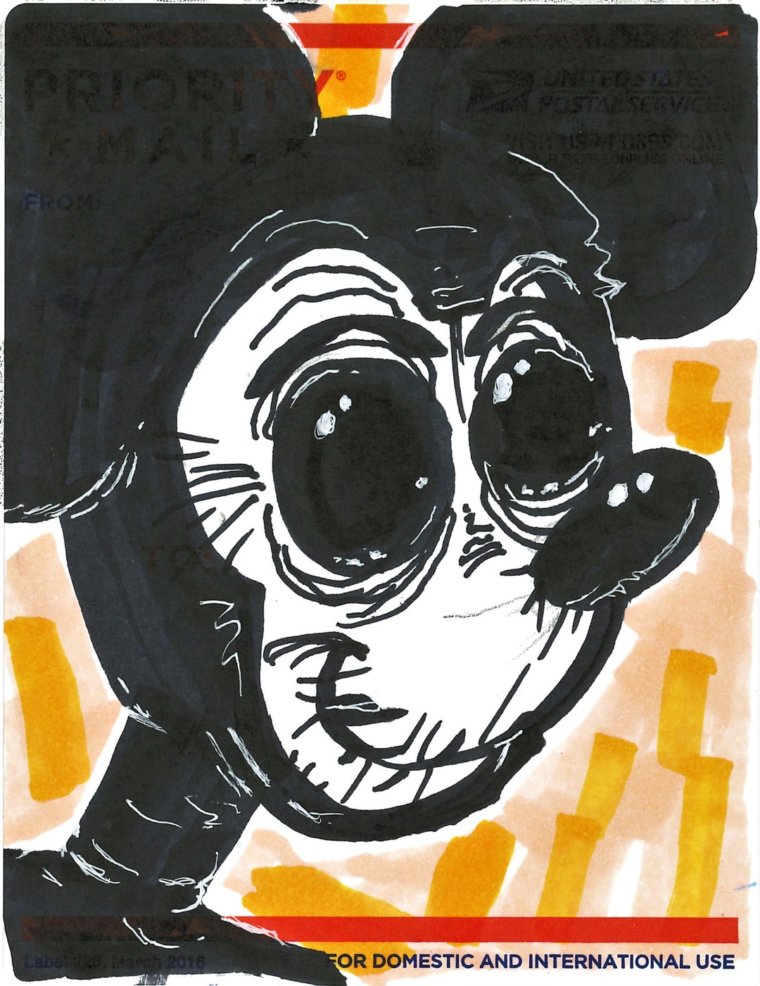 Mouse Slap Label 228 Priority - Etsy