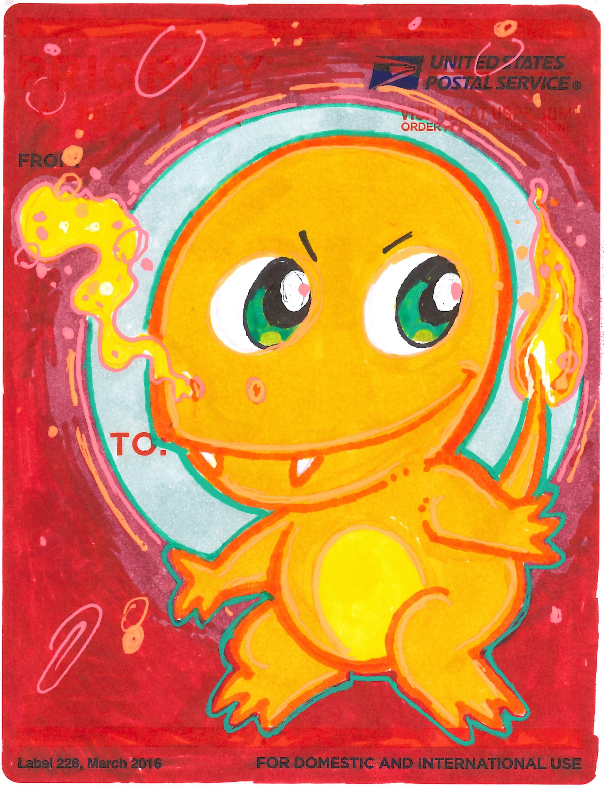 Charmander Slap Label 228 - Etsy